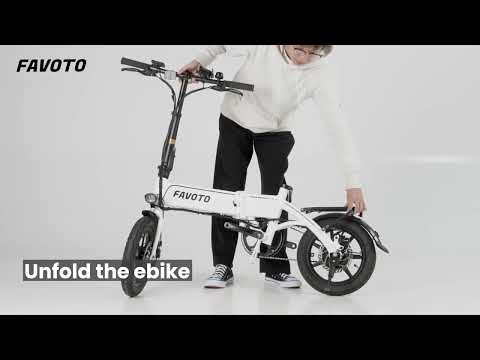 Feather Aluminum Ultra-light Folding Electric Bike – Favoto